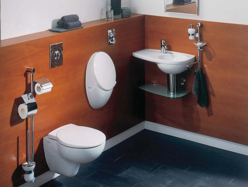 Joly WC, polozápustný pisoár a umyvadlo - Interiery.cz